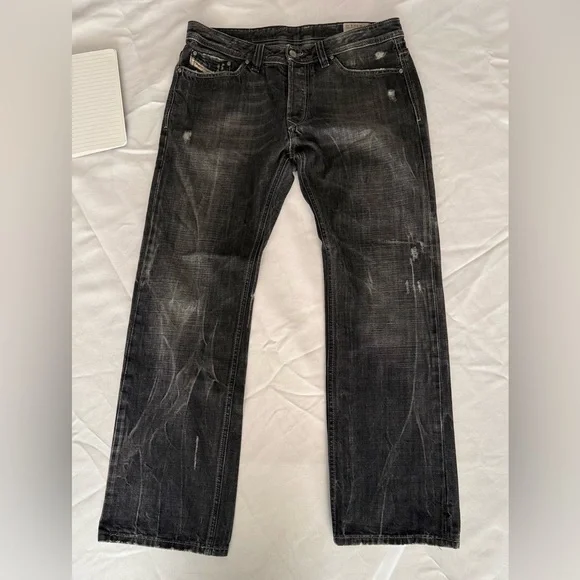 Diesel | Jeans | Diesel Viker Jeans Size W33 L3 Distressed Wash Made In ...